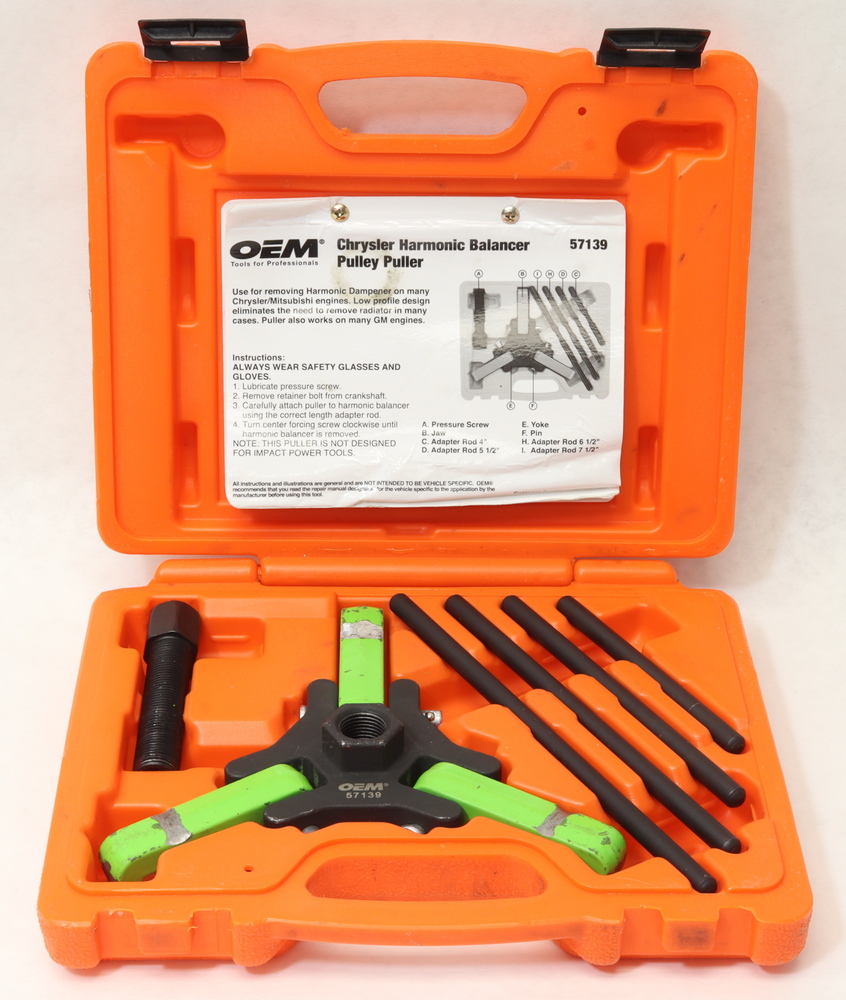 OEM Tools (57139) Chrysler harmonic Balancer Puller Set | Crown ...